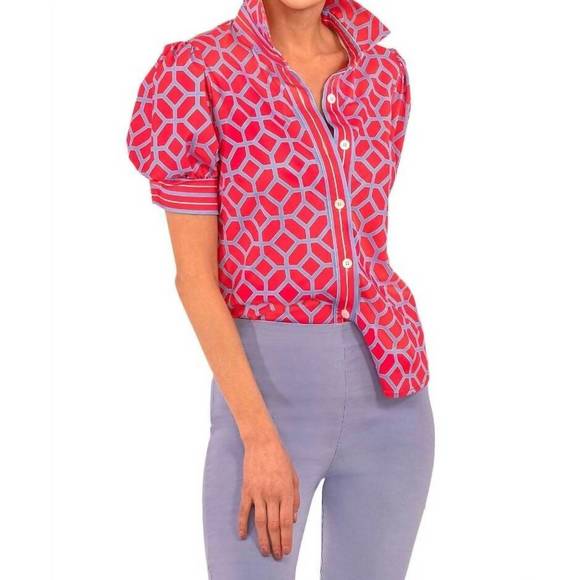 Gretchen Scott Designs | Tops | New Gretchen Scott Puff Sleeve Top Lucy ...
